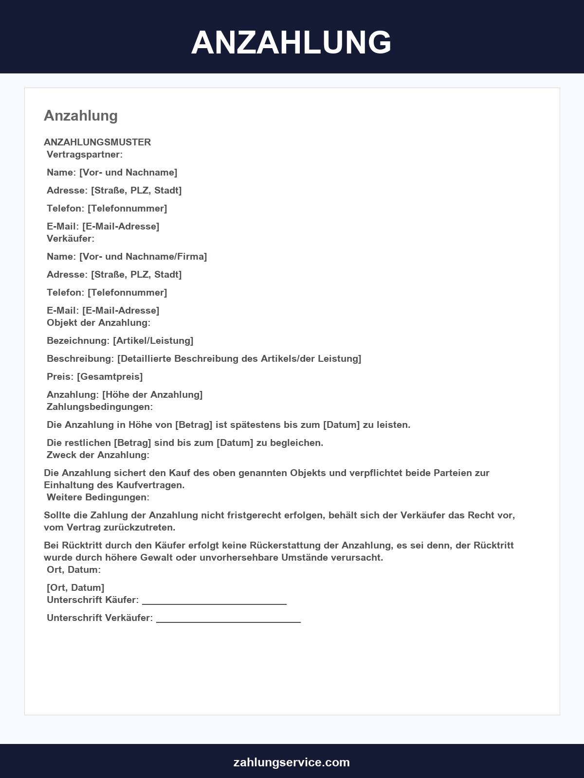 Angebot Annehmen Formulierung